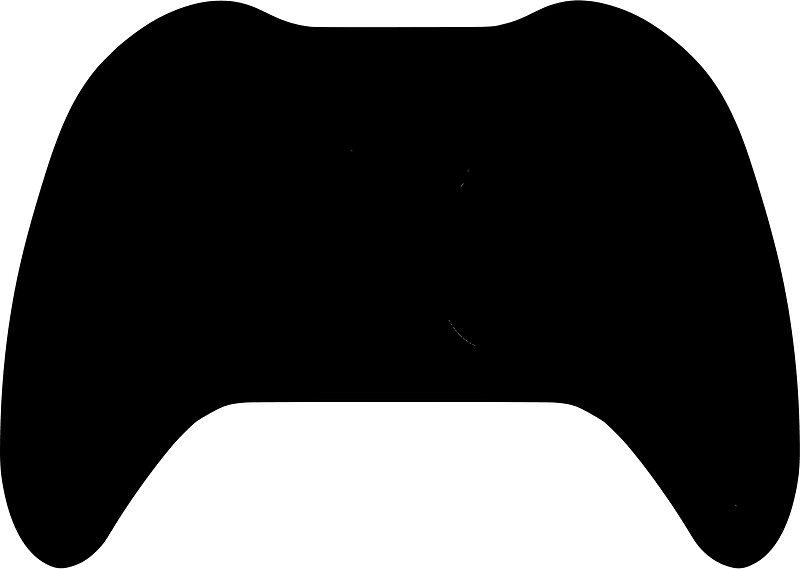 Xbox controller - Free vector silhouettes on creazilla.com