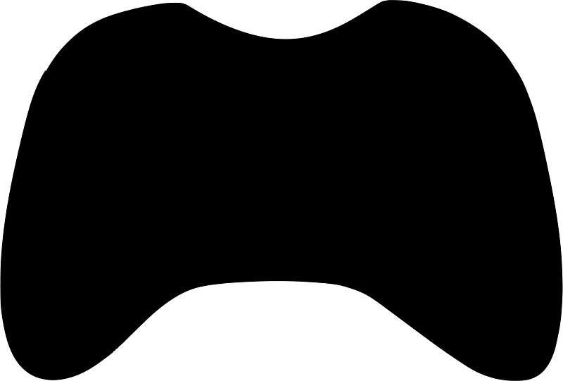 Xbox controller - Free vector silhouettes on creazilla.com