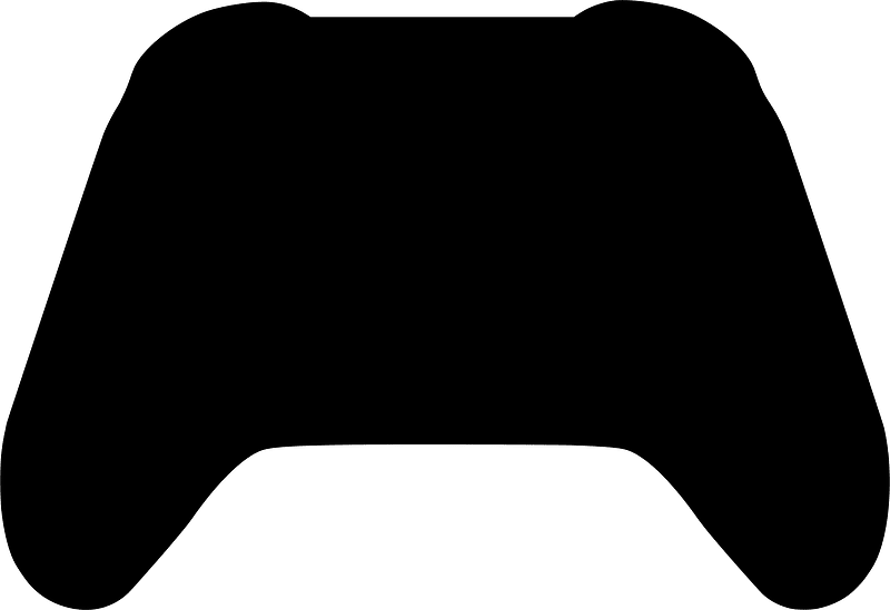 Xbox controller - Free vector silhouettes on creazilla.com