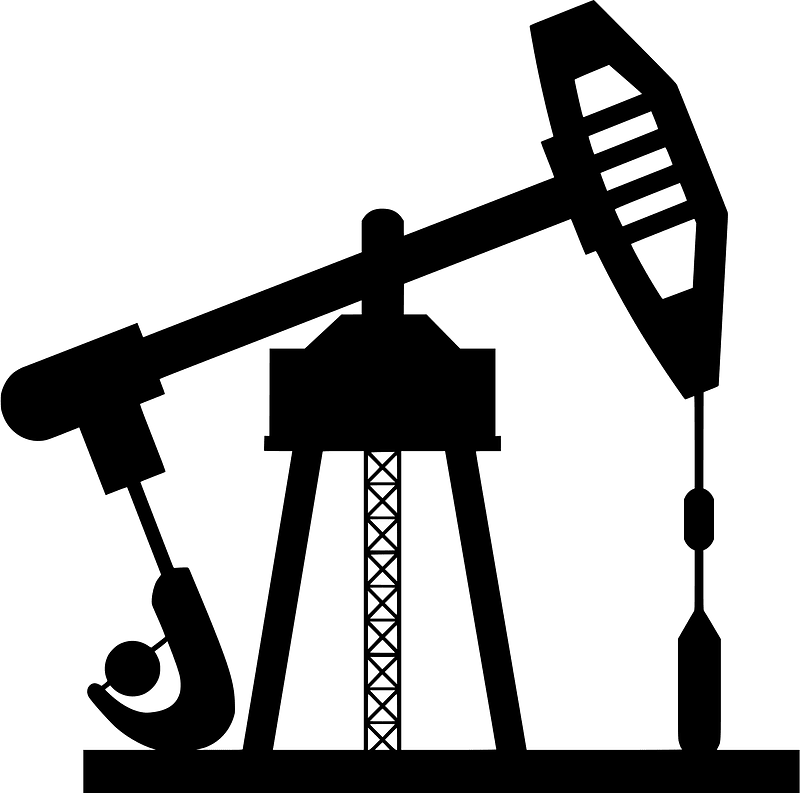 Oil rig - Free vector silhouettes on creazilla.com