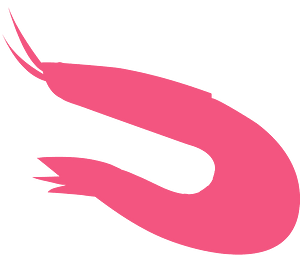 Shrimp silhouette - Free Vector Silhouettes | Creazilla