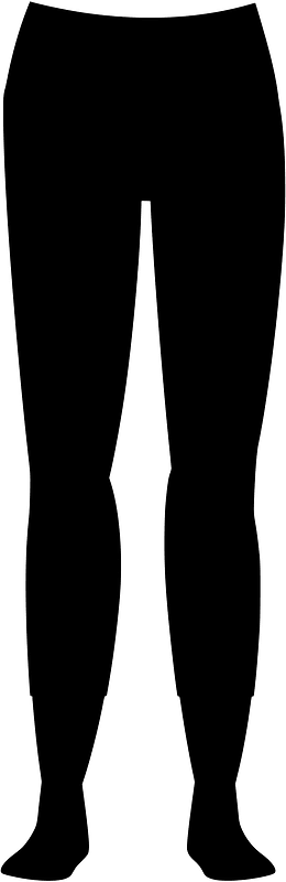 Girl legs - Free vector silhouettes on creazilla.com