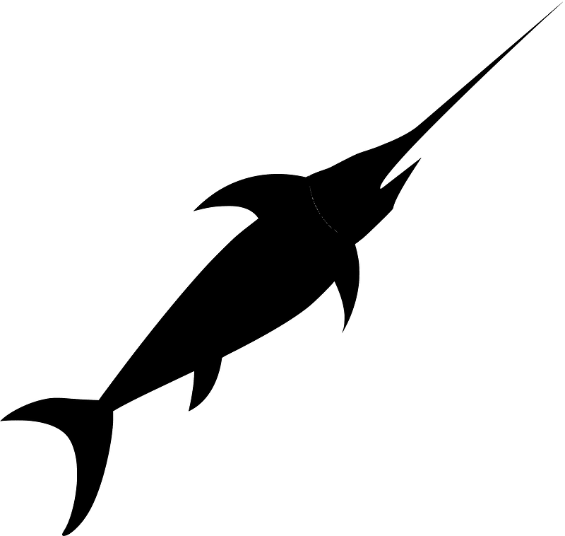 Swordfish - Free vector silhouettes on creazilla.com