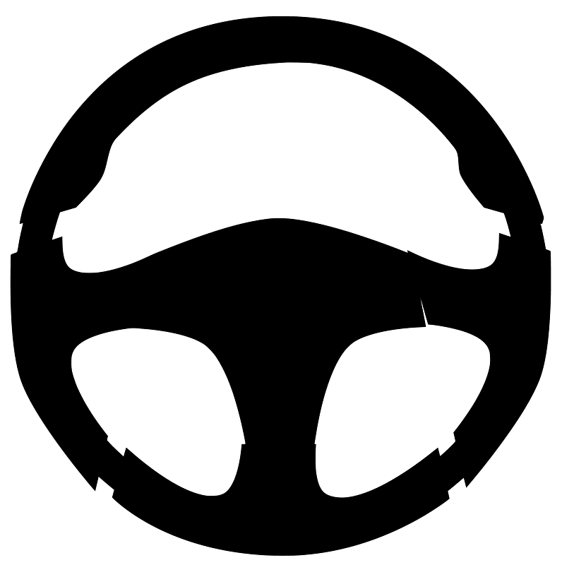 Driving Wheel - Free vector silhouettes on creazilla.com