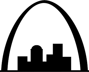 St Louis arch - Free vector silhouettes on creazilla.com