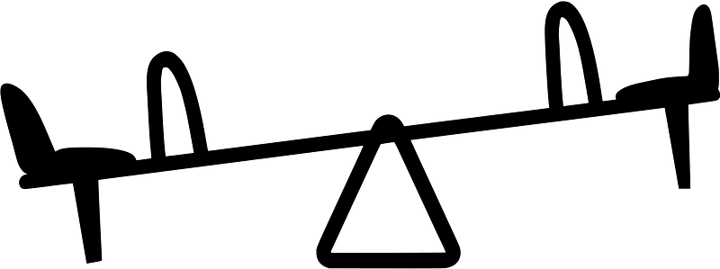 Seesaw - Free vector silhouettes on creazilla.com