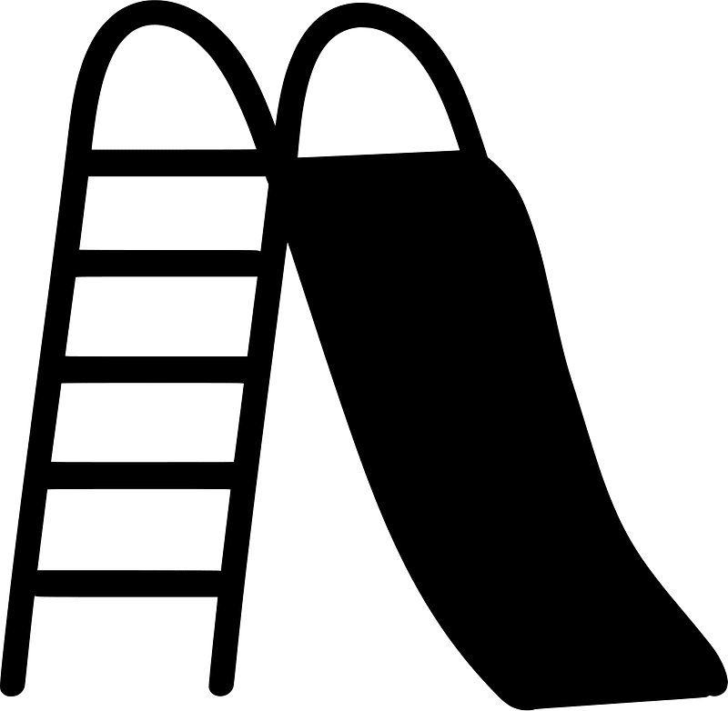 Playground slide - Free vector silhouettes on creazilla.com