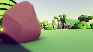 Low Poly Forest - Free 3d model on creazilla.com