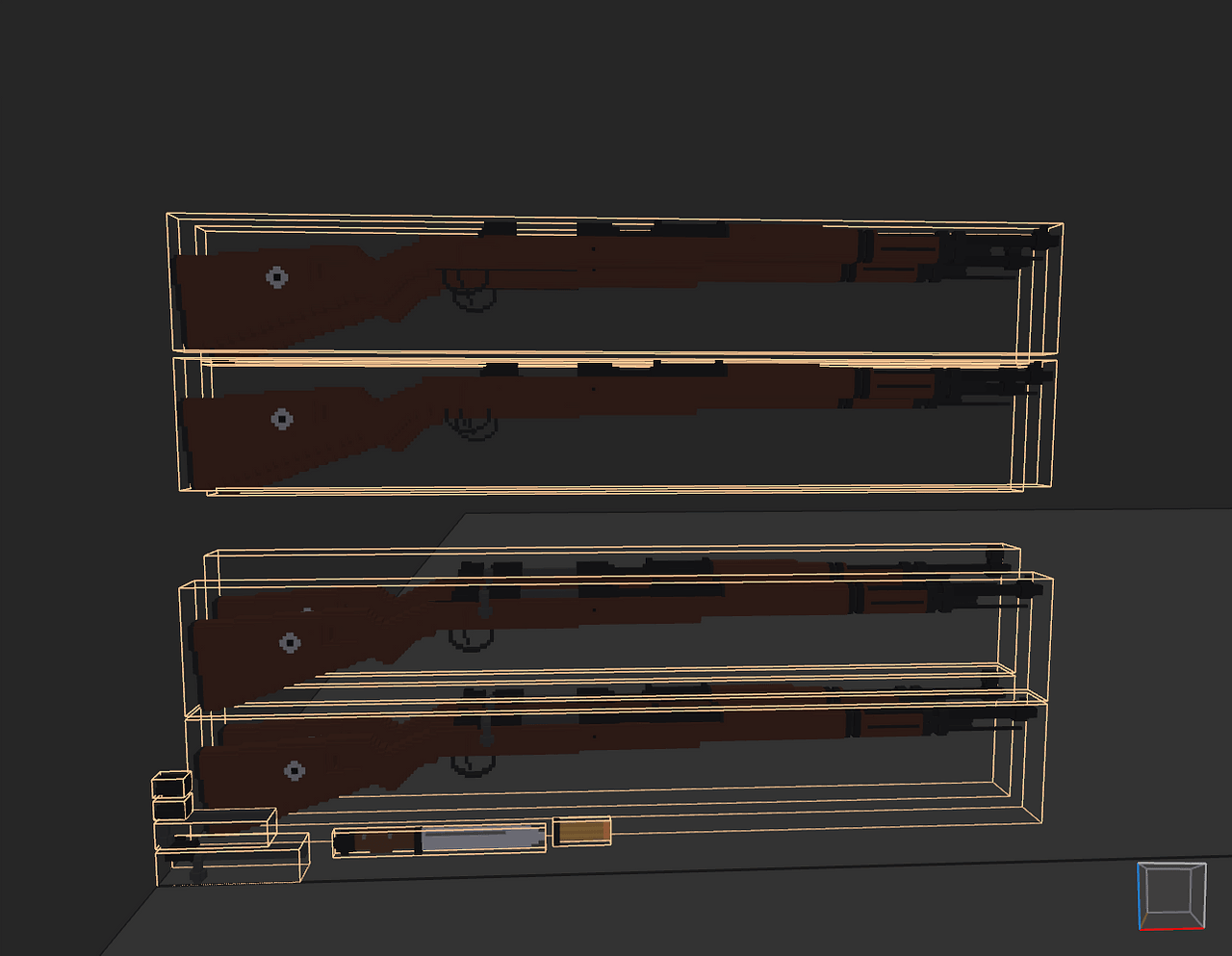 Low poly German assault rifles - Free 3d model on creazilla.com