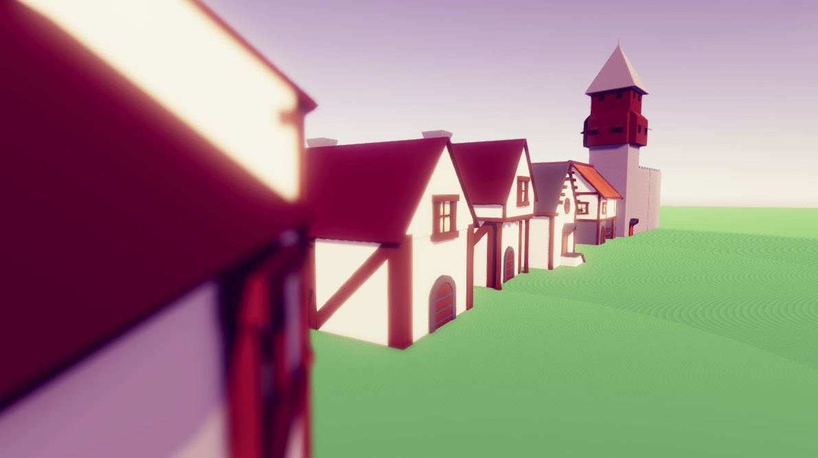 Low Poly Medieval Buildings - Free 3d model on creazilla.com