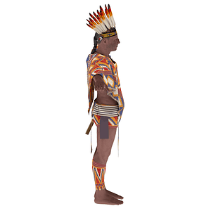 Native American - Free 3d model on creazilla.com