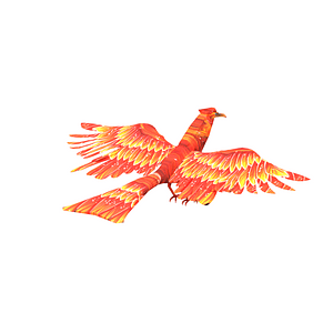 Phoenix - Free 3d model on creazilla.com