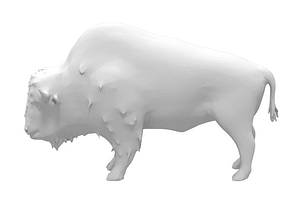 Bison - Free 3d model on creazilla.com