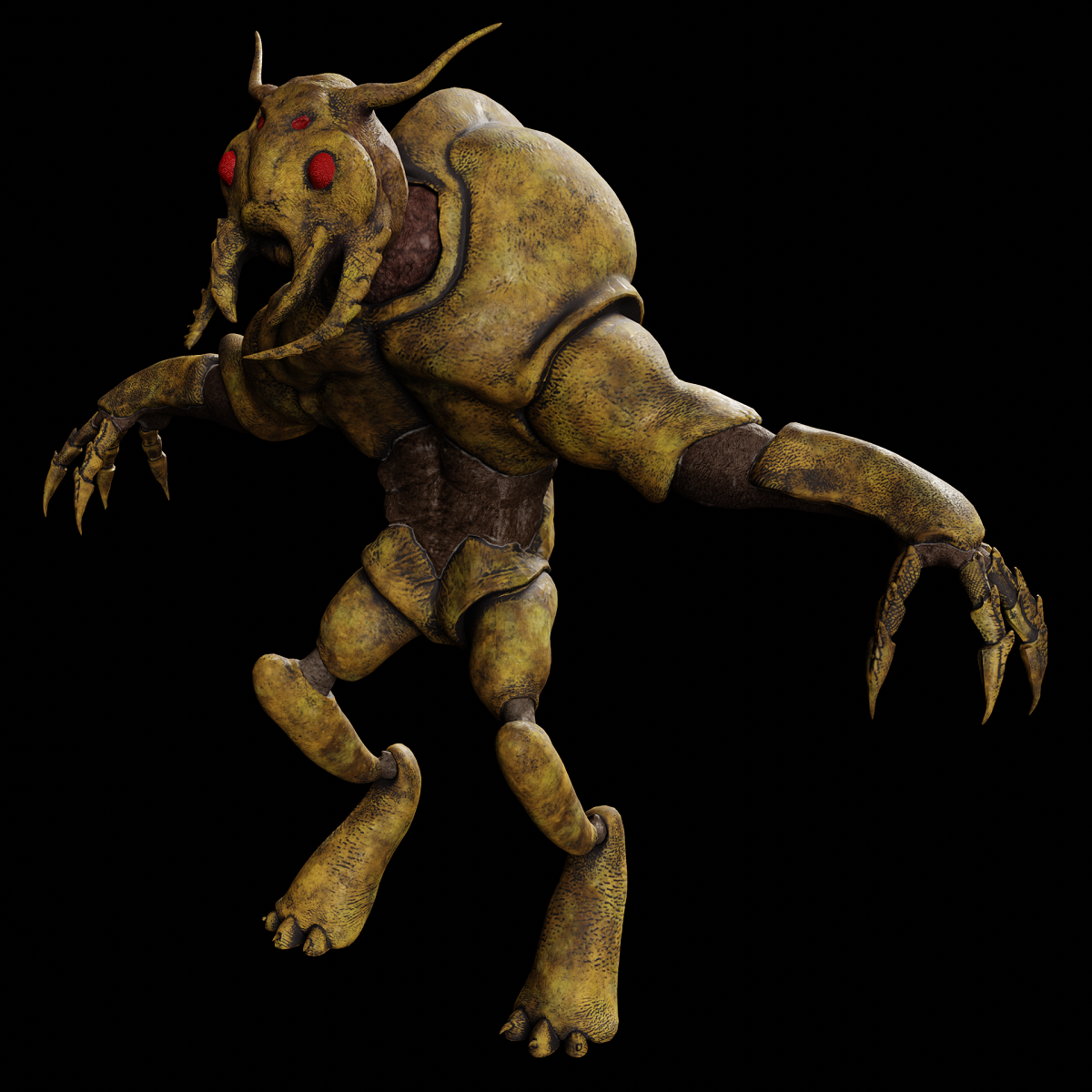 Alien monster - Free 3d model on creazilla.com