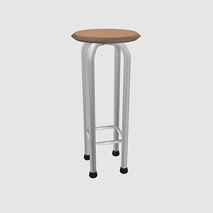 Set of stools - Free 3d model on creazilla.com
