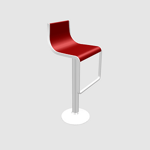Set of stools - Free 3d model on creazilla.com