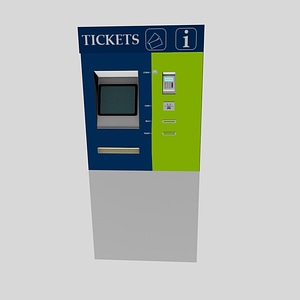 ATM and Vending Machines - Free 3d model on creazilla.com