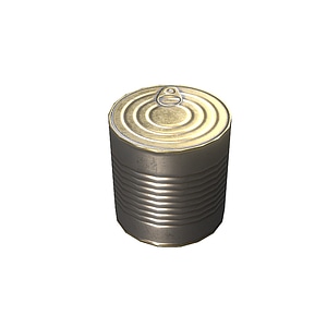 Tin Can - Free 3d model on creazilla.com