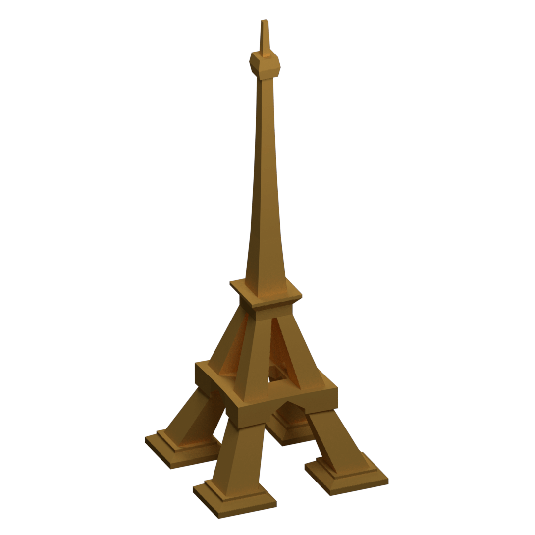 Eiffel Tower - Free 3d model on creazilla.com