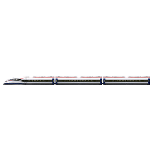 High Speed Train - Free 3d model on creazilla.com