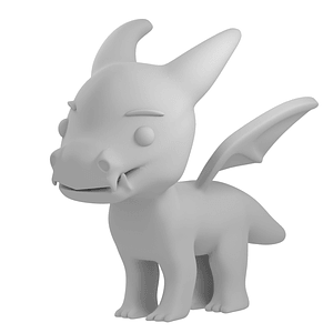 Cartoon Dragon - Free 3d model on creazilla.com
