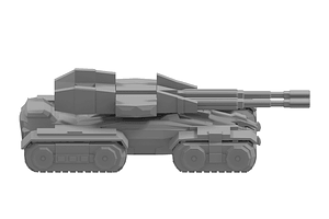 Futuristic Tank - Free 3d model on creazilla.com