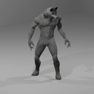 Werewolf - Free 3d model on creazilla.com