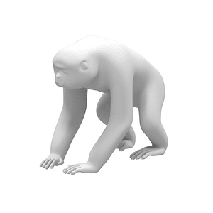 Gibbon - Free 3d model on creazilla.com