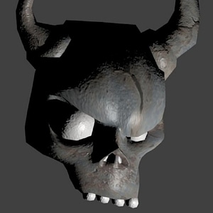 Evil Skulls Set 3d model