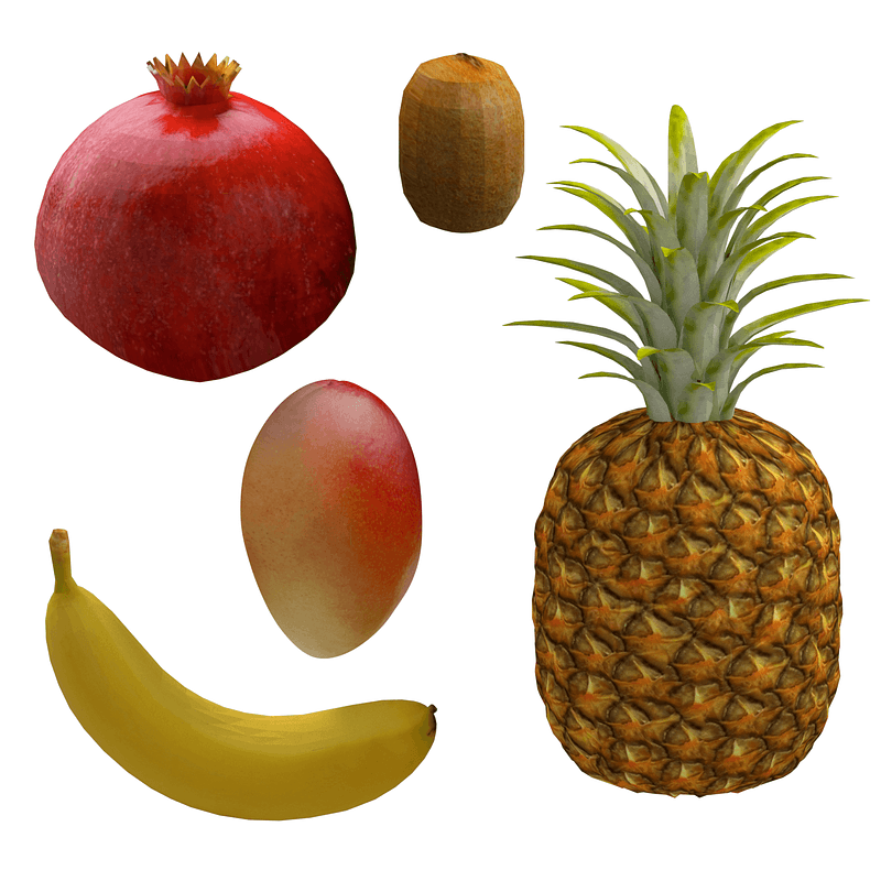 3d Images Of Fruits