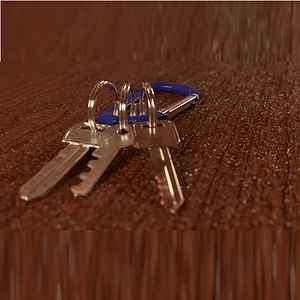 Keys - Free 3d model on creazilla.com