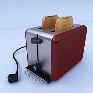 Toasters - Free 3d model on creazilla.com