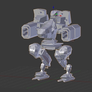 Mech - Free 3d model on creazilla.com