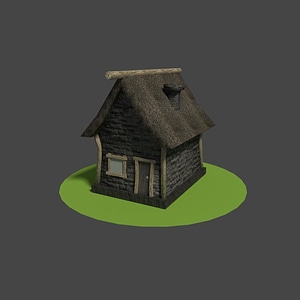 Old Taverns, Barns and Cabins - Free 3d model on creazilla.com