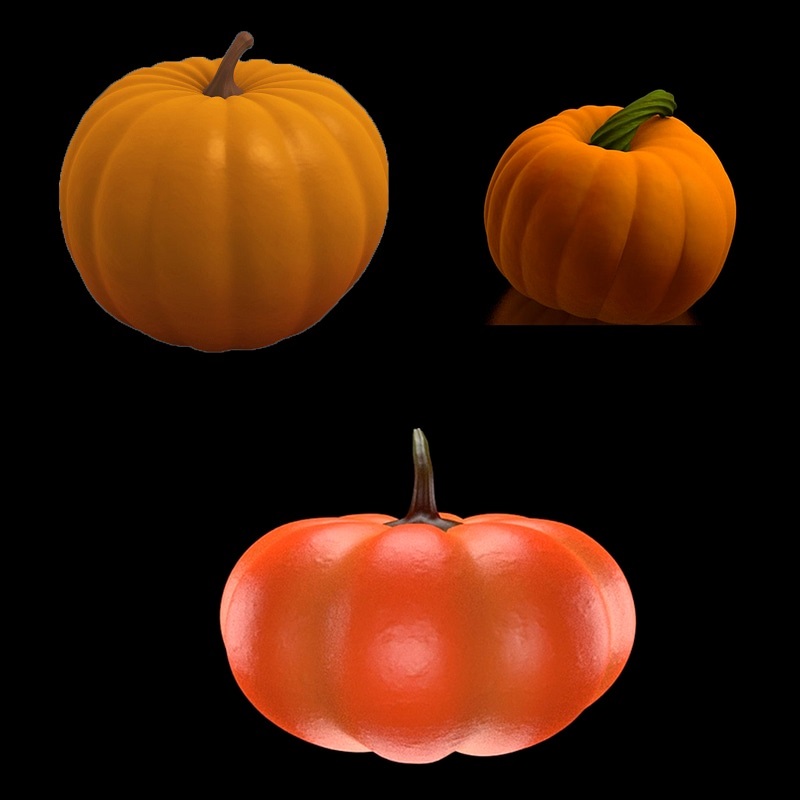Pumpkins - Free 3d model on creazilla.com