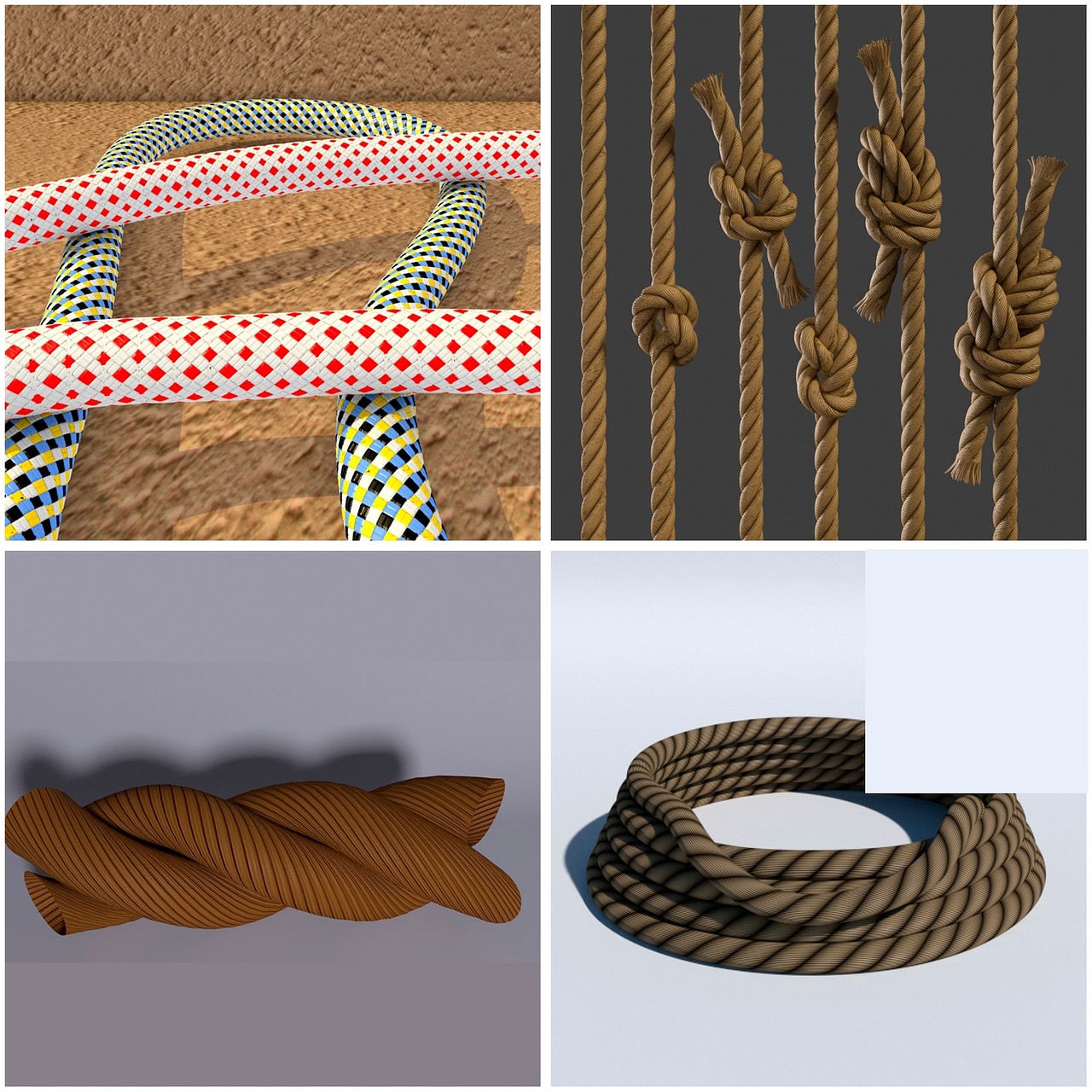 Ropes - Free 3d model on creazilla.com