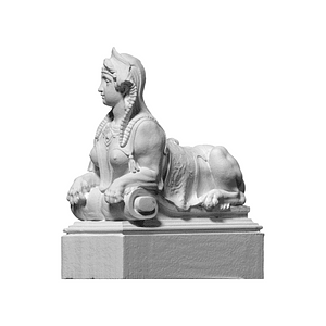 Female Sphinx - Free 3d model on creazilla.com