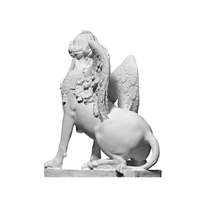 Sphinx with Wings - Free 3d model on creazilla.com