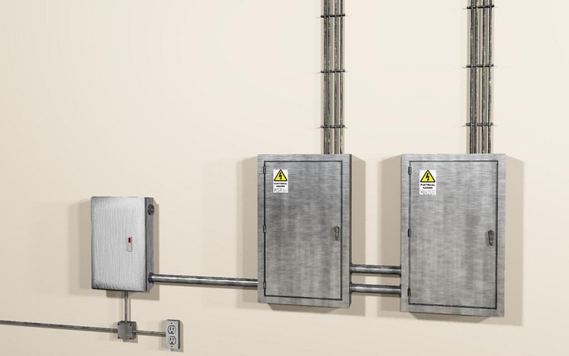 Electrical Panels - Free 3d model on creazilla.com