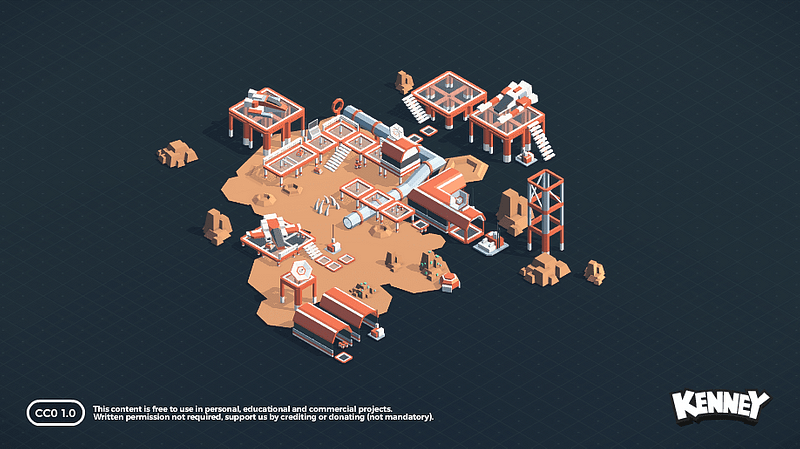 Space Kit Free 3d Model On 