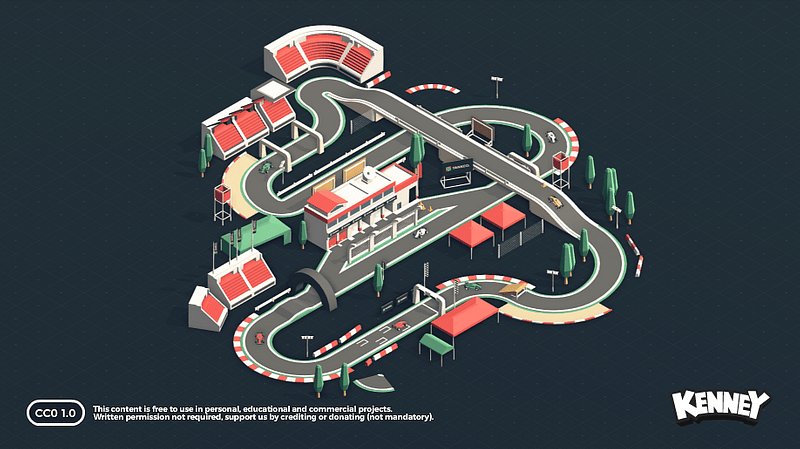 Racing Kit - Free 3d model on creazilla.com