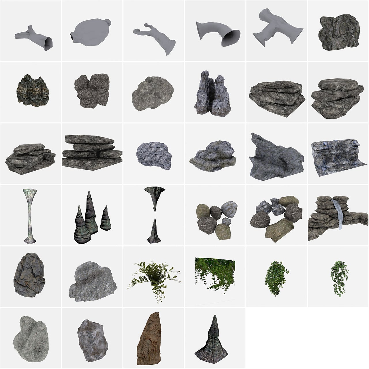 Cave Pack - Free 3d model on creazilla.com