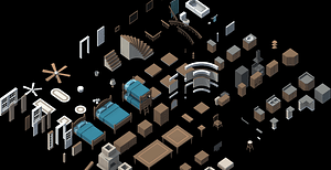 Modular House Pack - Free 3d model on creazilla.com