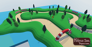 Modular Kart Racing Track - Free 3d model on creazilla.com