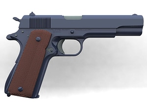 Colt 45 - Free 3d model on creazilla.com