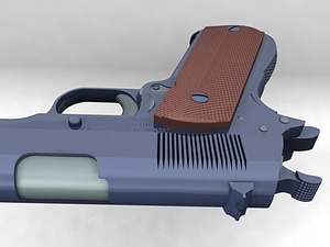 Colt 45 - Free 3d model on creazilla.com