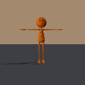 Wooden Puppets - Free 3d model on creazilla.com