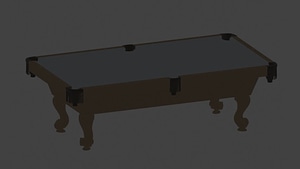 Pool Table - Free 3d model on creazilla.com