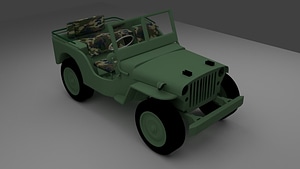 Jeep - Free 3d model on creazilla.com