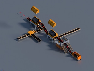 Factory and Production Line - Free 3d model on creazilla.com